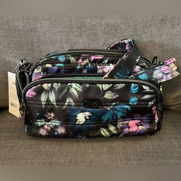 lug | Bags | New Lug Trolley Crossbody Bag Bloom Black | Poshmark